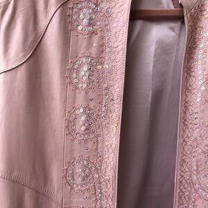 Jackets & Coats | Beautiful Pink Fully Lined Sequined Outfit Tunic Coat ...